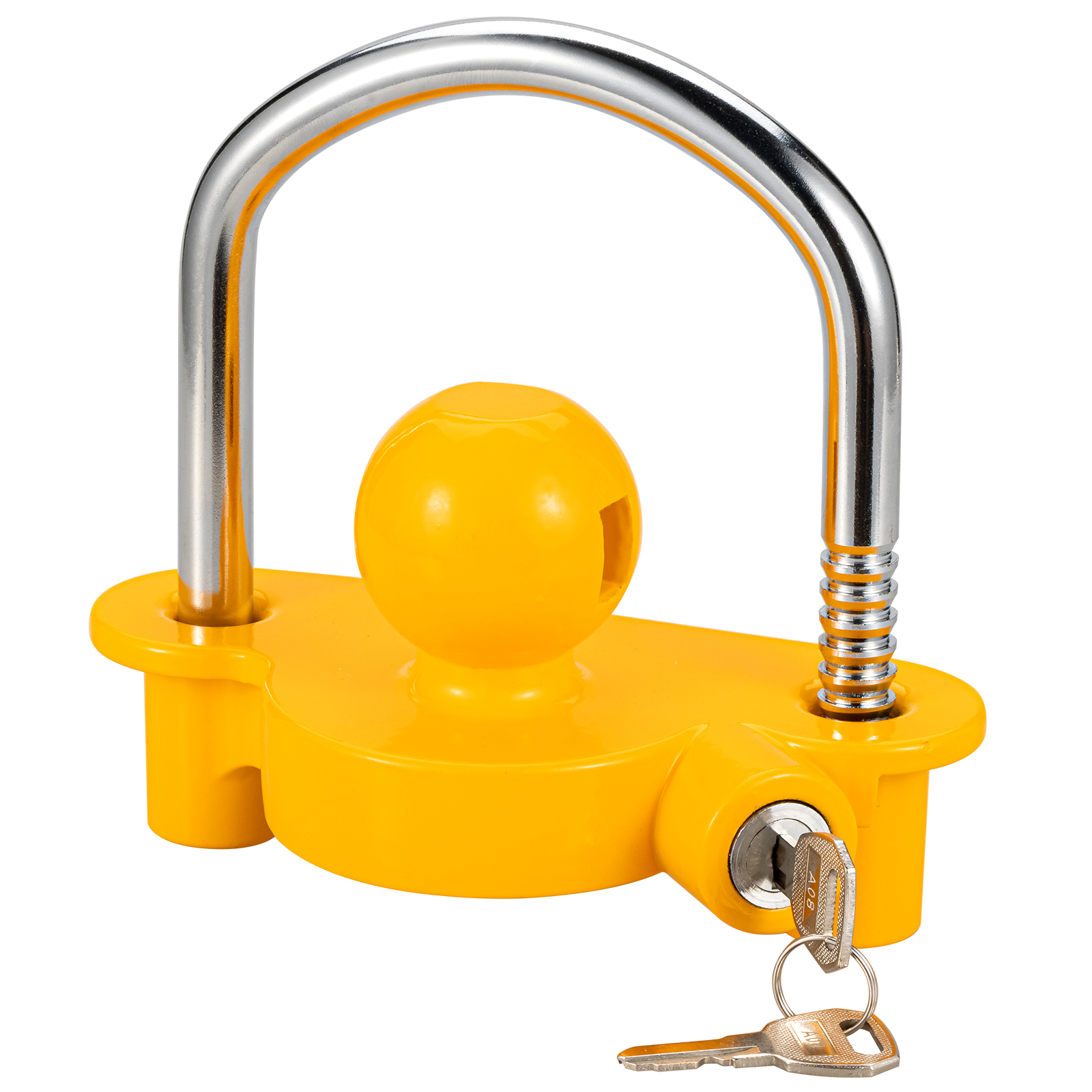 China 11600U Heavy Duty Universal Yellow Trailer Hitch Coupling Lock ...