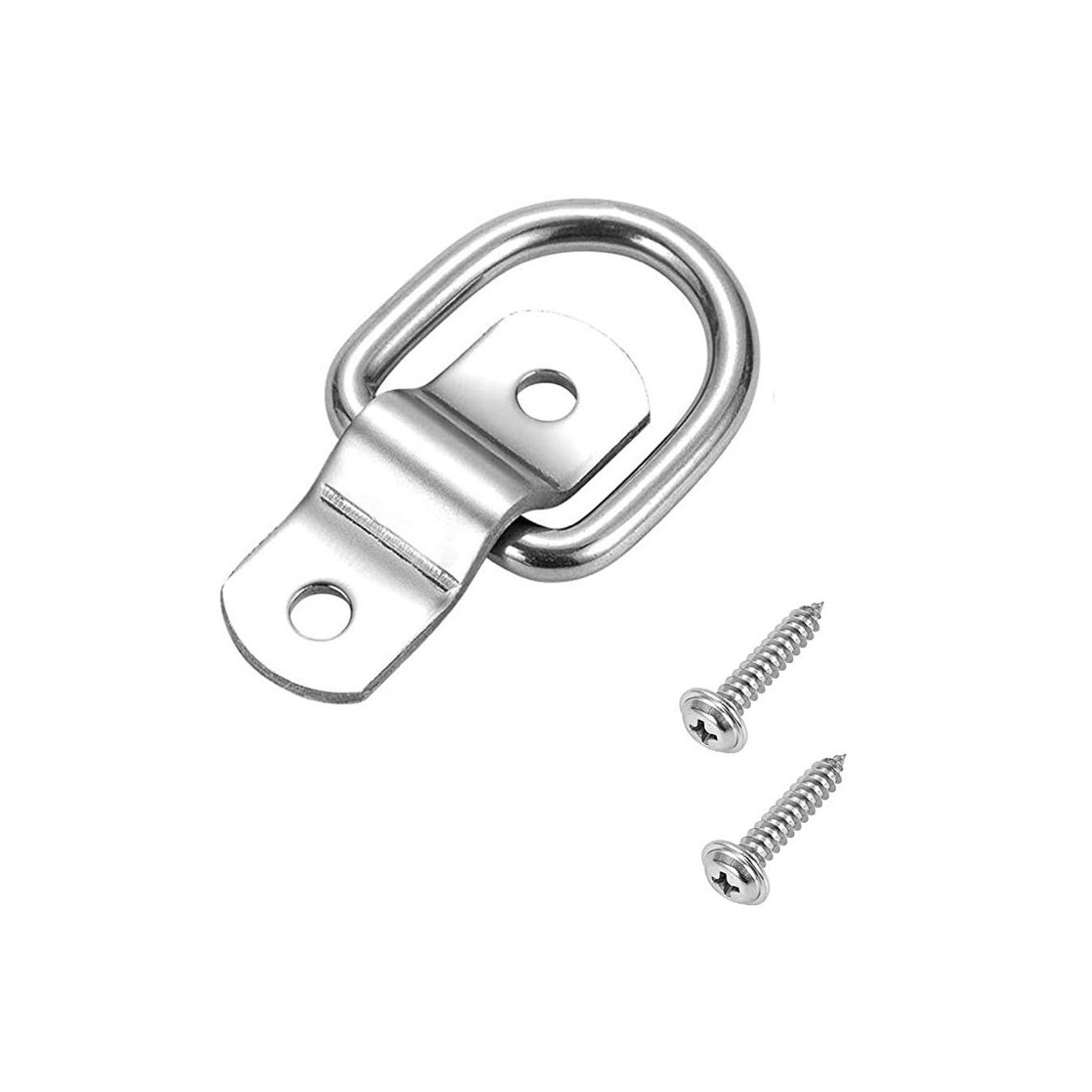 China 102074S 1/4″ Stainless Steel Trailer Tie Down Hooks D Ring Tie ...